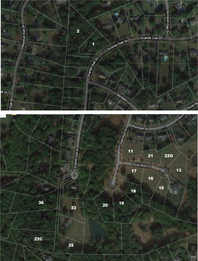 The Estates at Quail Run | Site Plans